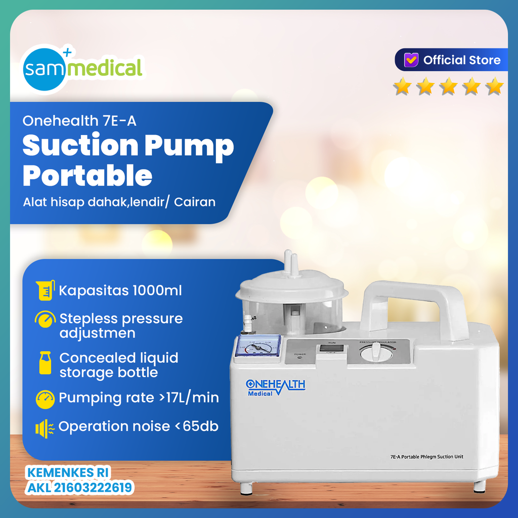 One Health Suction Pump 7E-A | sam medical